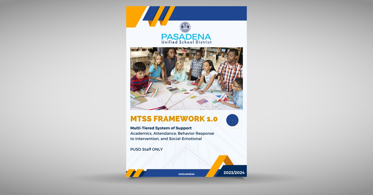 PUSD MTSS Booklet