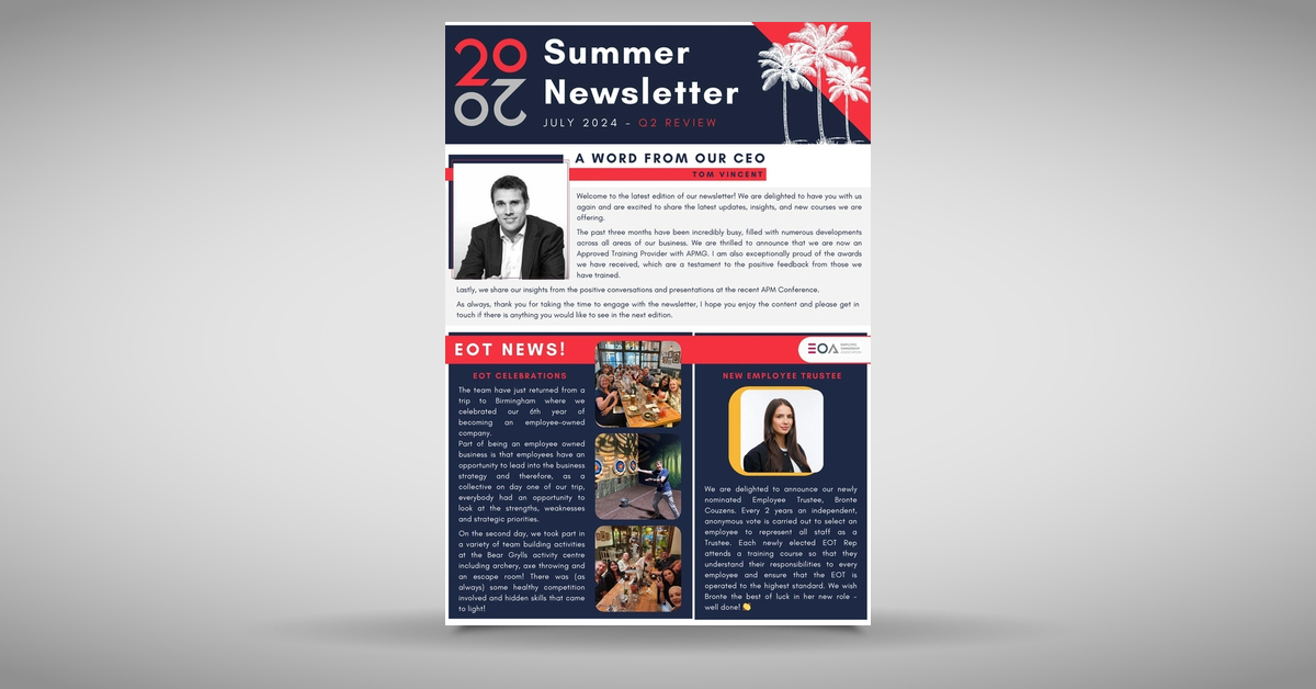 Q3 - Summer Newsletter