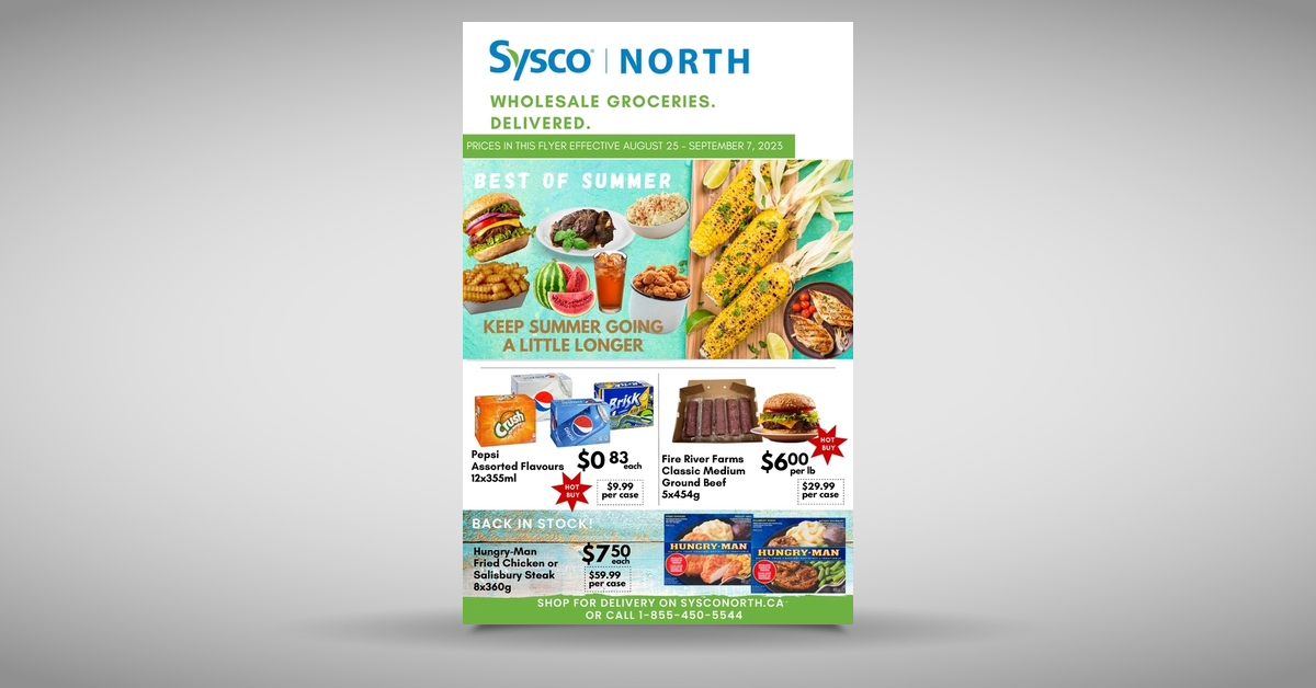 Sysco NORTH Best of Summer Flyer