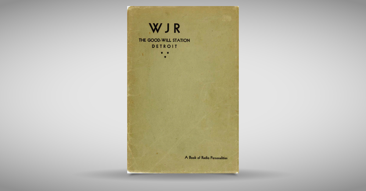 WJR Radio | A Book of Radio Personalities