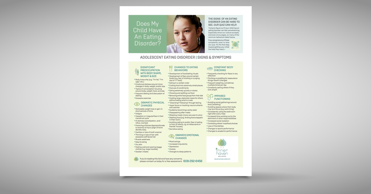 Inner Haven Wellness Adolescent Signs & Symptoms