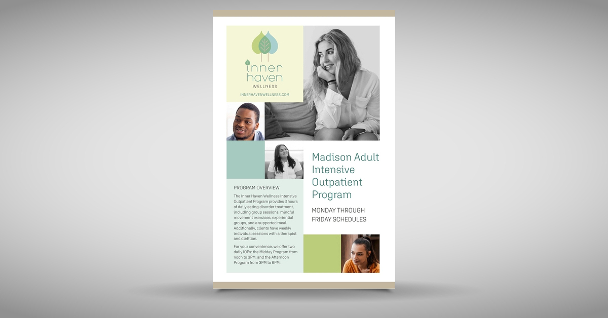 Inner Haven Wellness Madison Adult IOP Sample Schedule