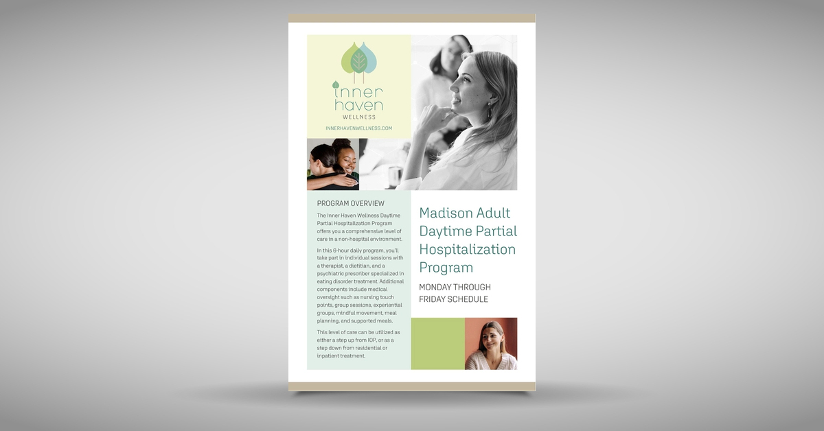 Inner Haven Wellness Madison Adult PHP Sample Schedule