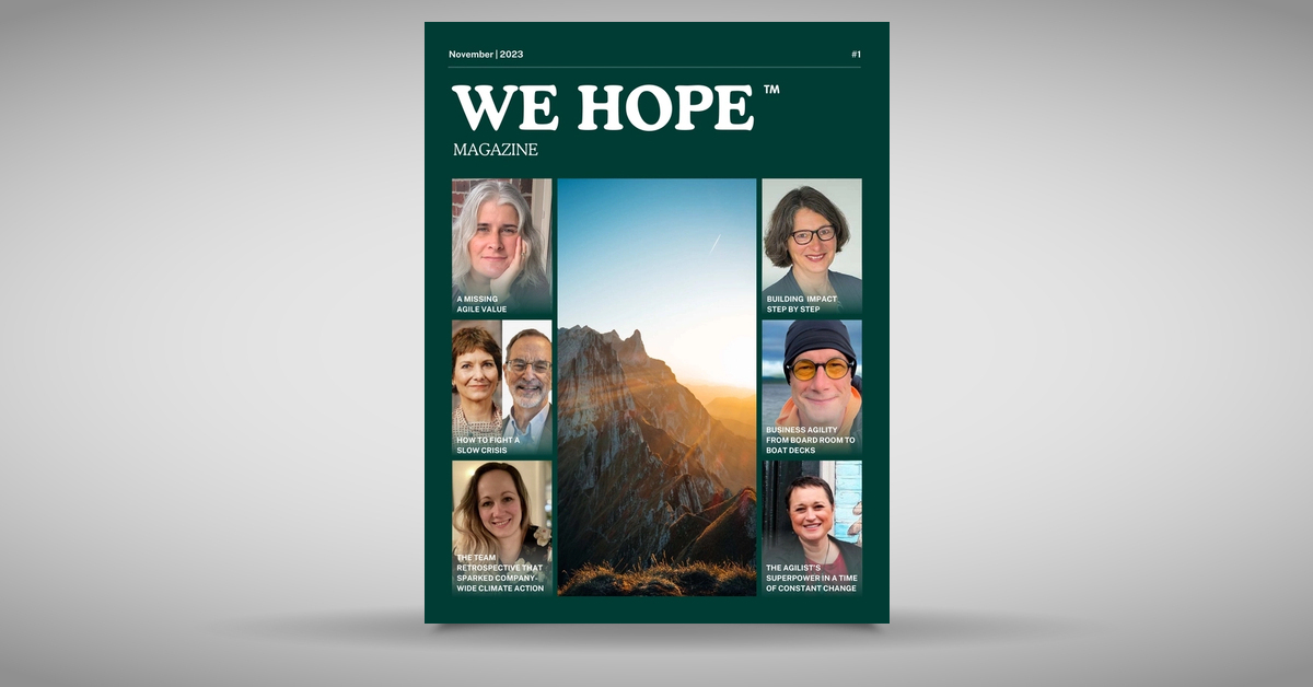 We Hope Magazine – Issue 01