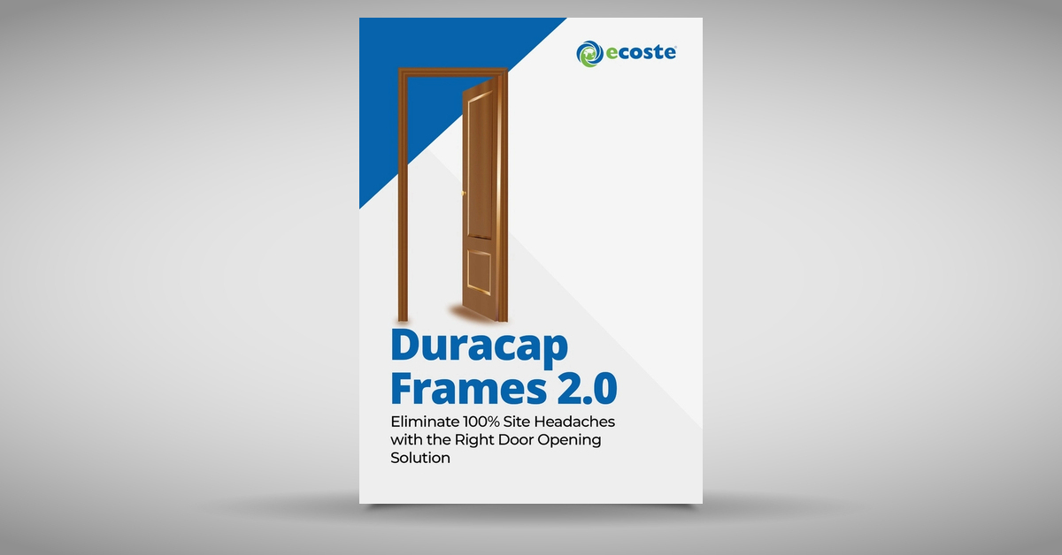 Duracap 2. 0 Frames Brochure