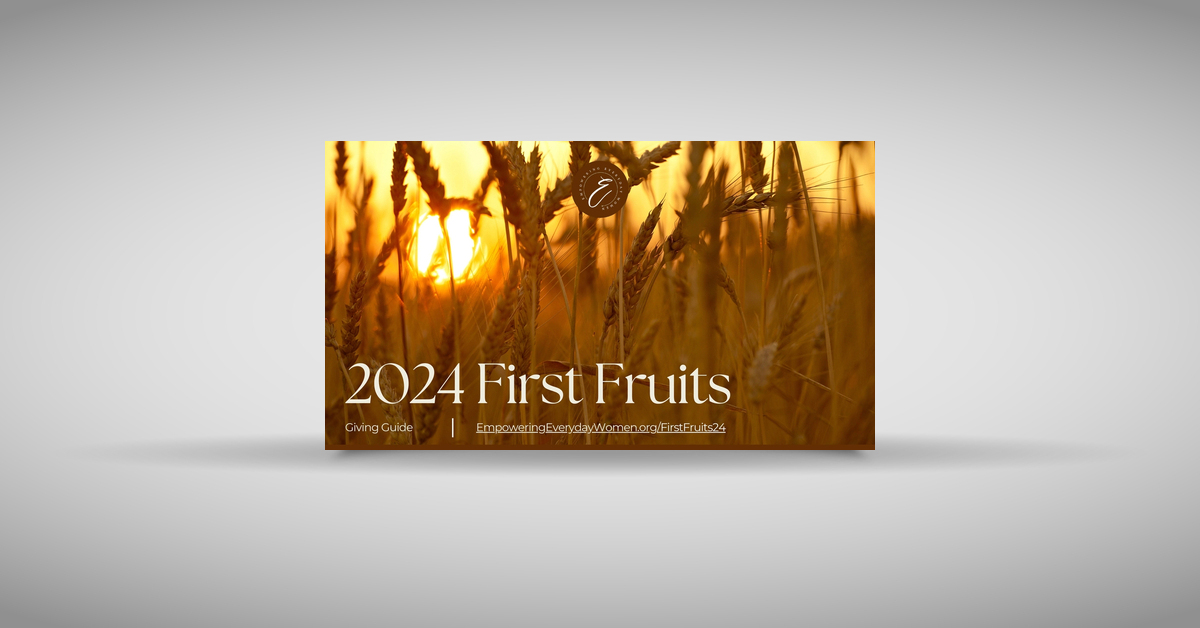 EEW First Fruits Giving Guide '24