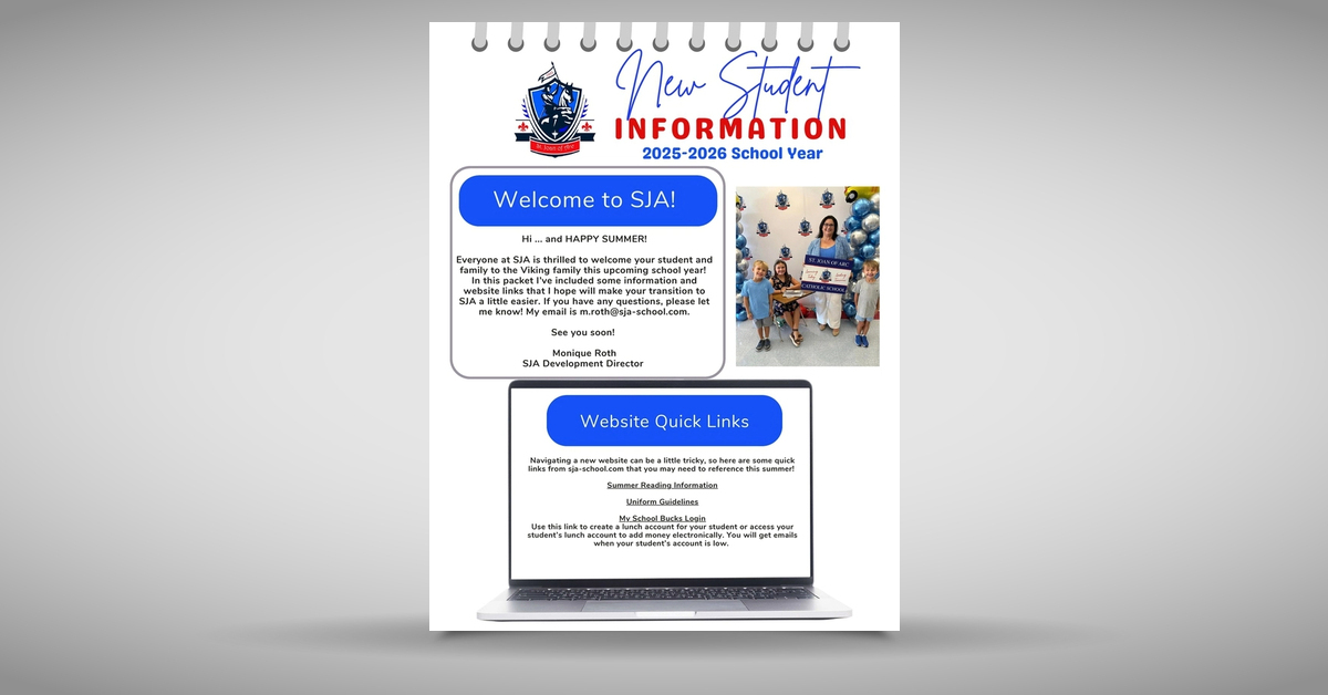 New Student Packet - 20252026