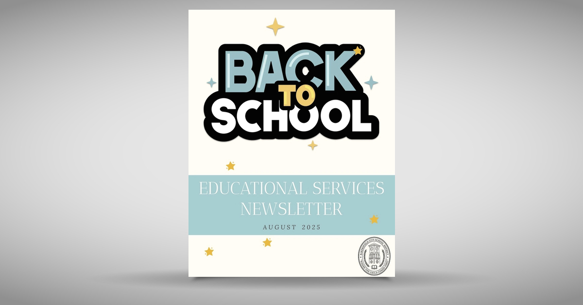 August 2025 Welcome Back to School Newsletter