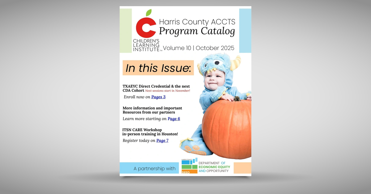 Harris County ACCTS | Program Catalog | Volume 10 | October 2025