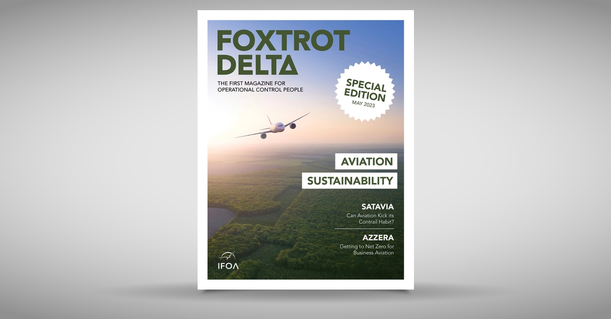 IFOA Foxtrot Delta Magazine Special Edition 1 - Aviation Sustainability