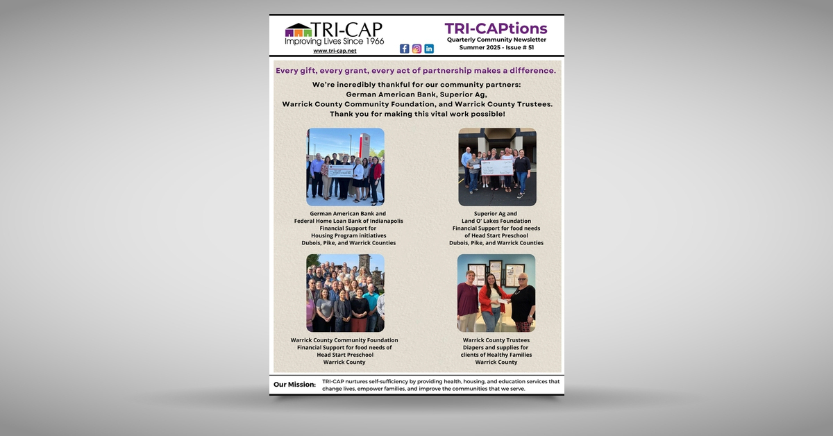 3) Summer 2025 TRI-CAPtions Newsletter