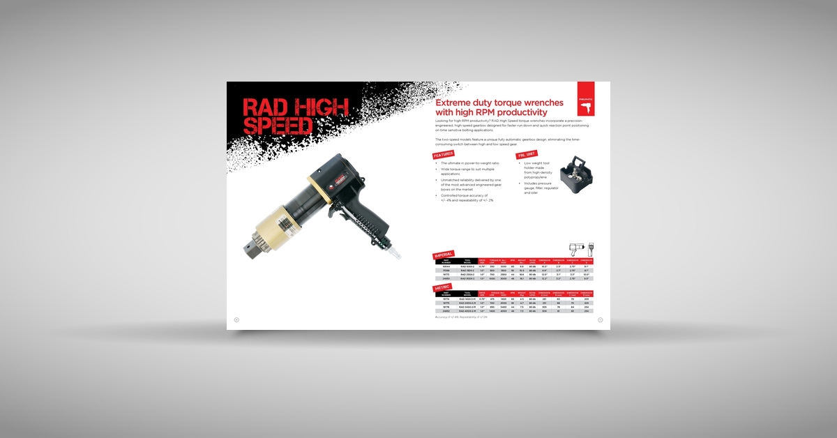 RAD High Speed Product Sheet