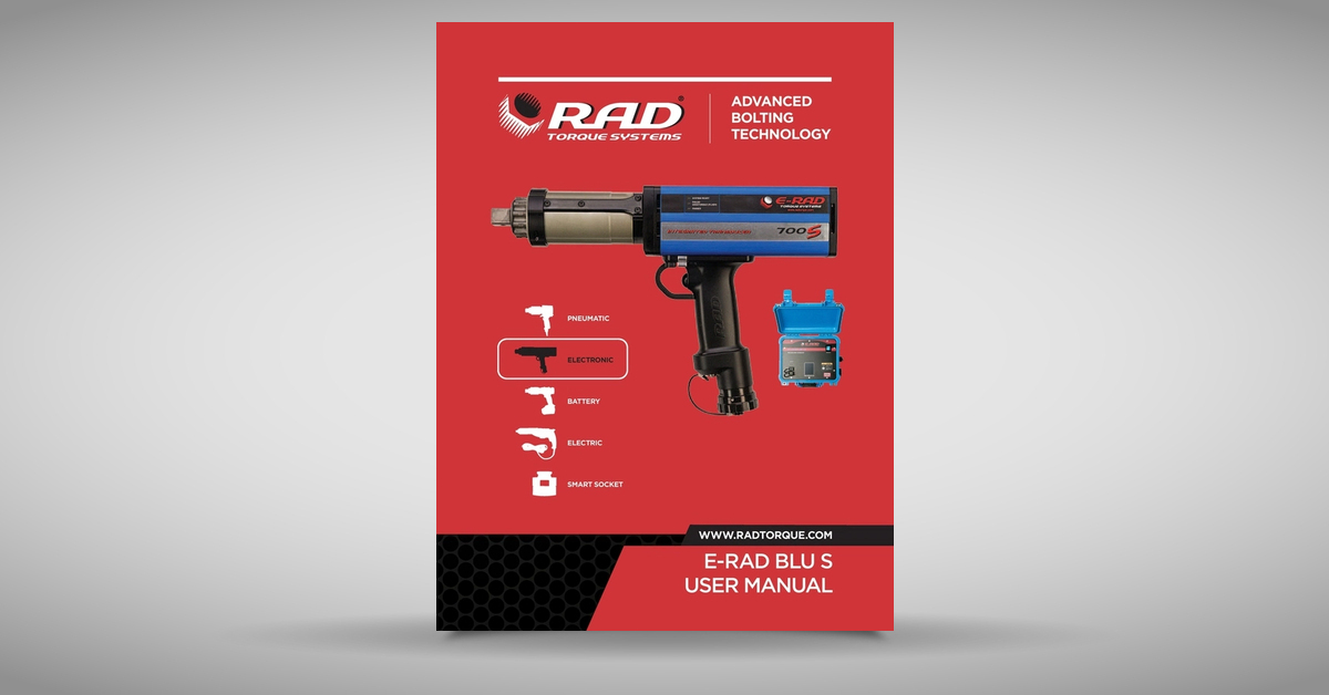 E-RAD BLU-S User Manual