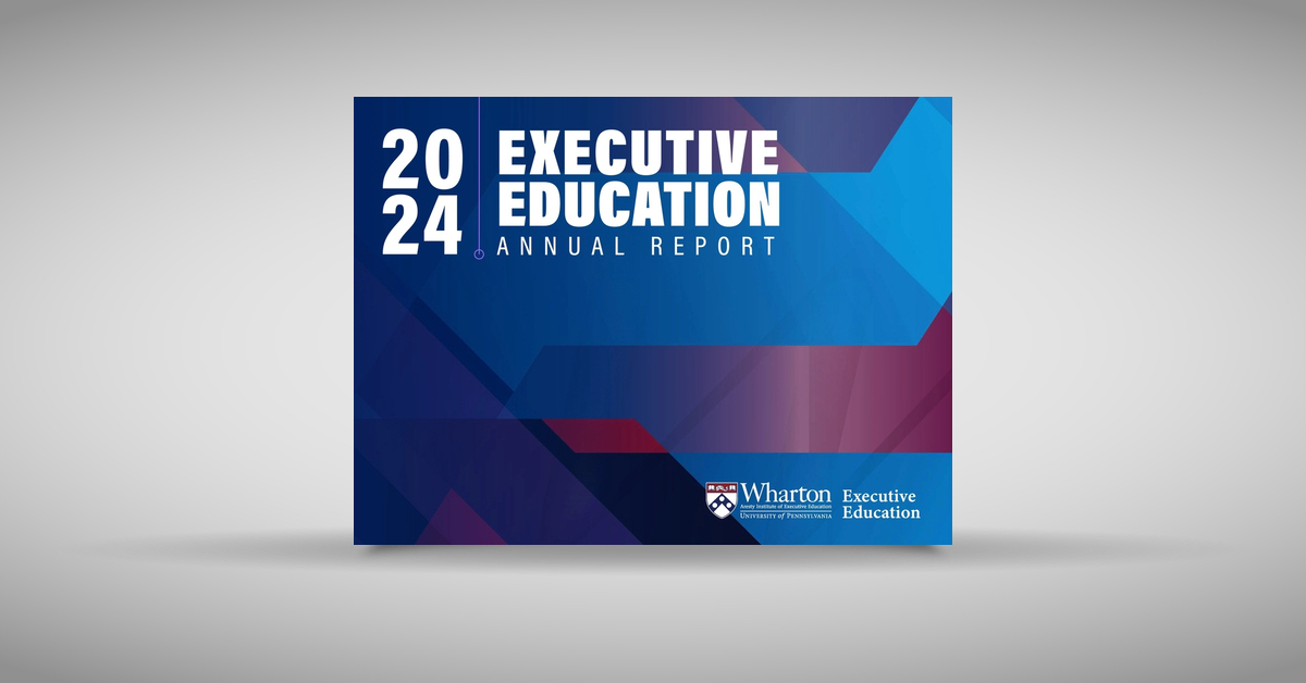 Wharton Executive Education 2024 Annual Report