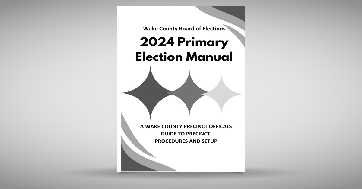 2024P Election Day Manual