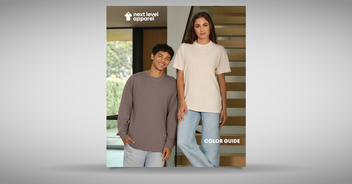 Next Level Apparel Color Card 2025