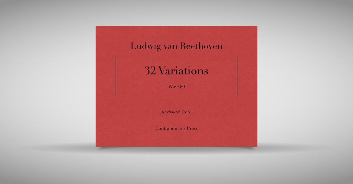 L van Beethoven - 32 Variations