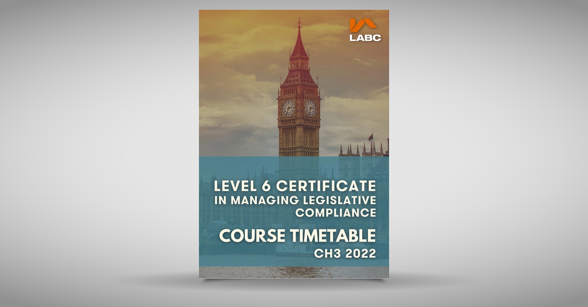 LEVEL 6 MLC CH3 TIMETABLE 2022