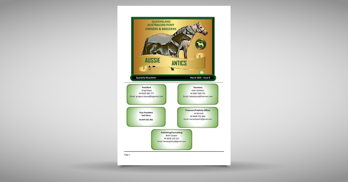 Aussie Antics Newsletter Issue 8 Final