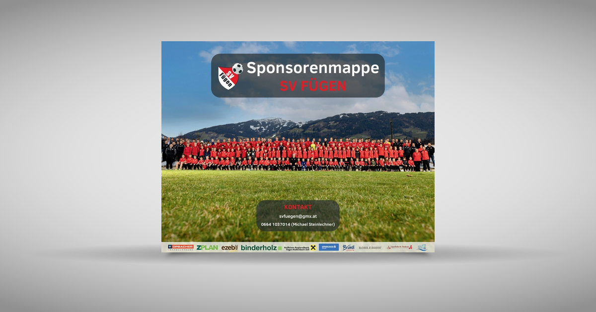 Sponsorenmappe SV Fügen