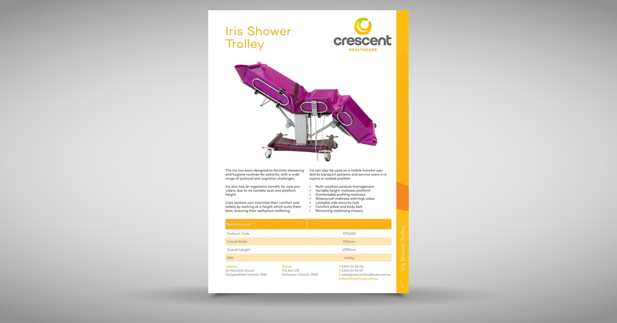 Iris Shower Trolley