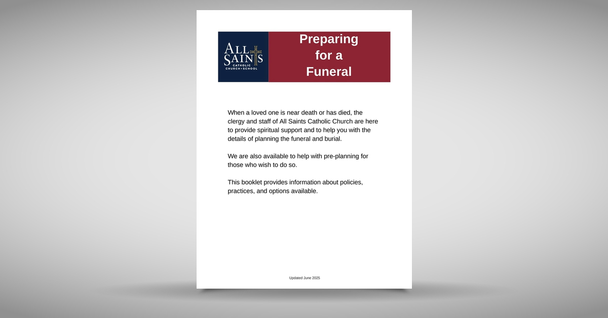 All Saints Funeral Planning Guide
