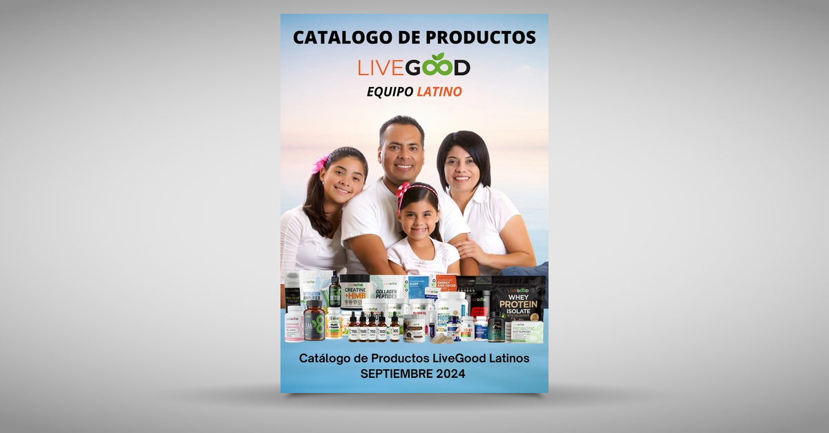 Nuevo Catalogo De Productos Livegood Actualizado