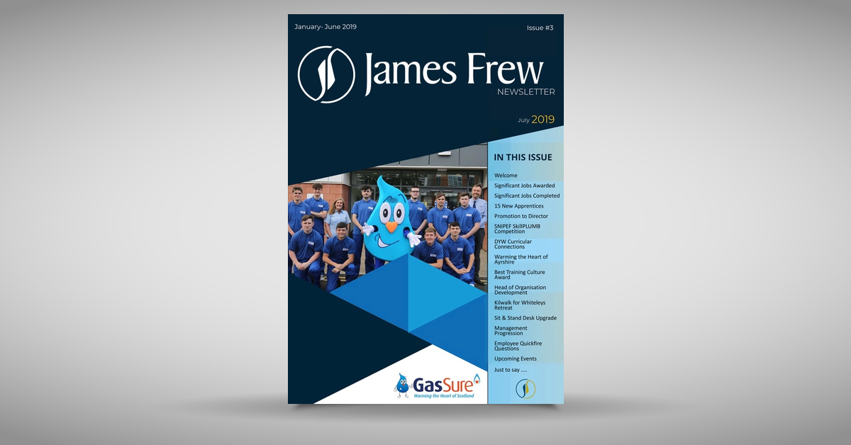 James Frew Newsletter Issue 3 July 2019