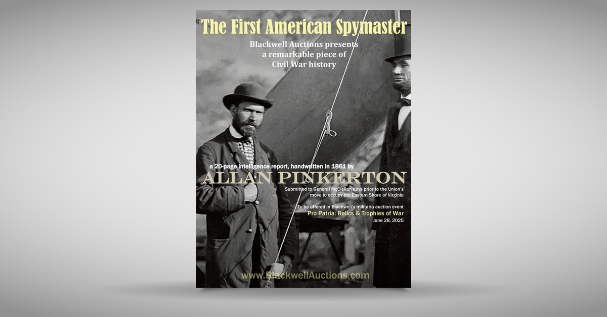 Allan Pinkerton: 1861 spy report