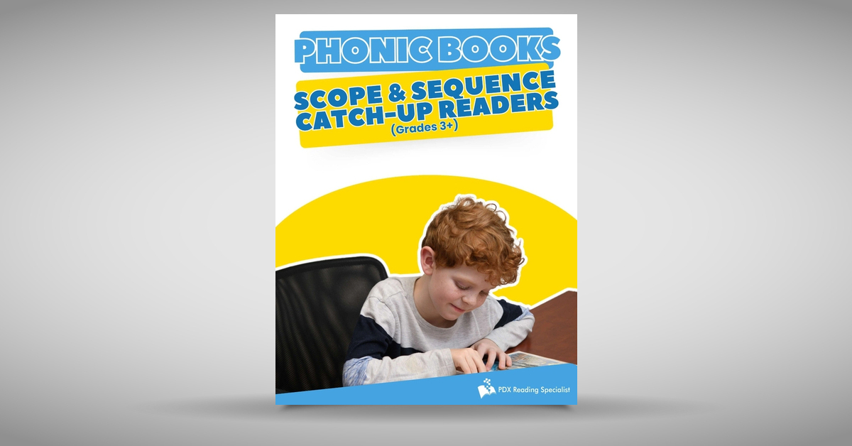 Phonic Books: Scope & Sequence Catch-Up Readers