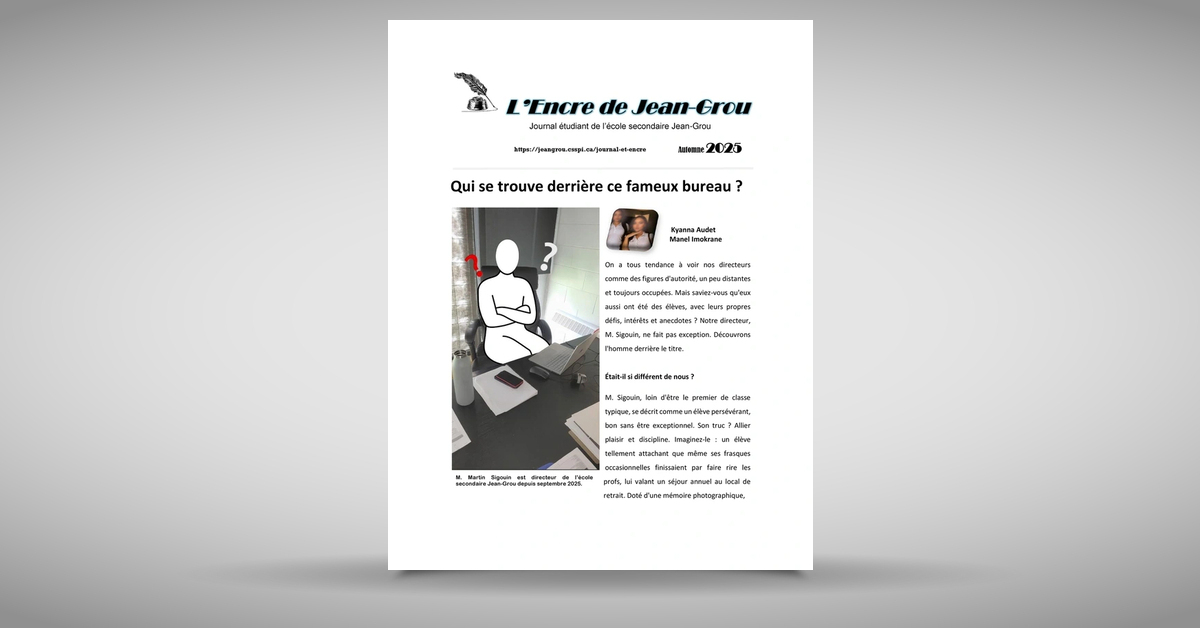 Online Flipbook | L'Encre de Jean-Grou (automne 2025)