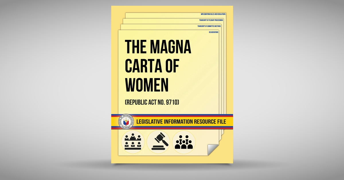 RA 9710 - Magna Carta of Women